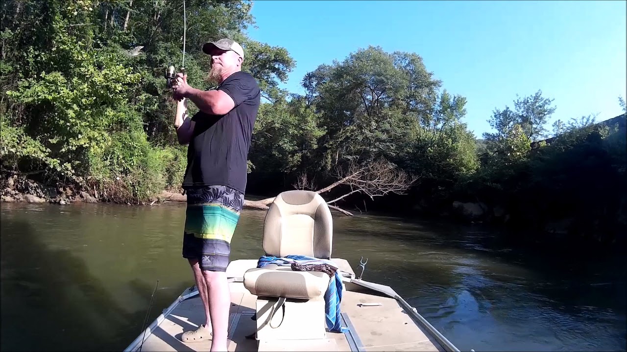 Georgia Small River Fishing 2017 - YouTube