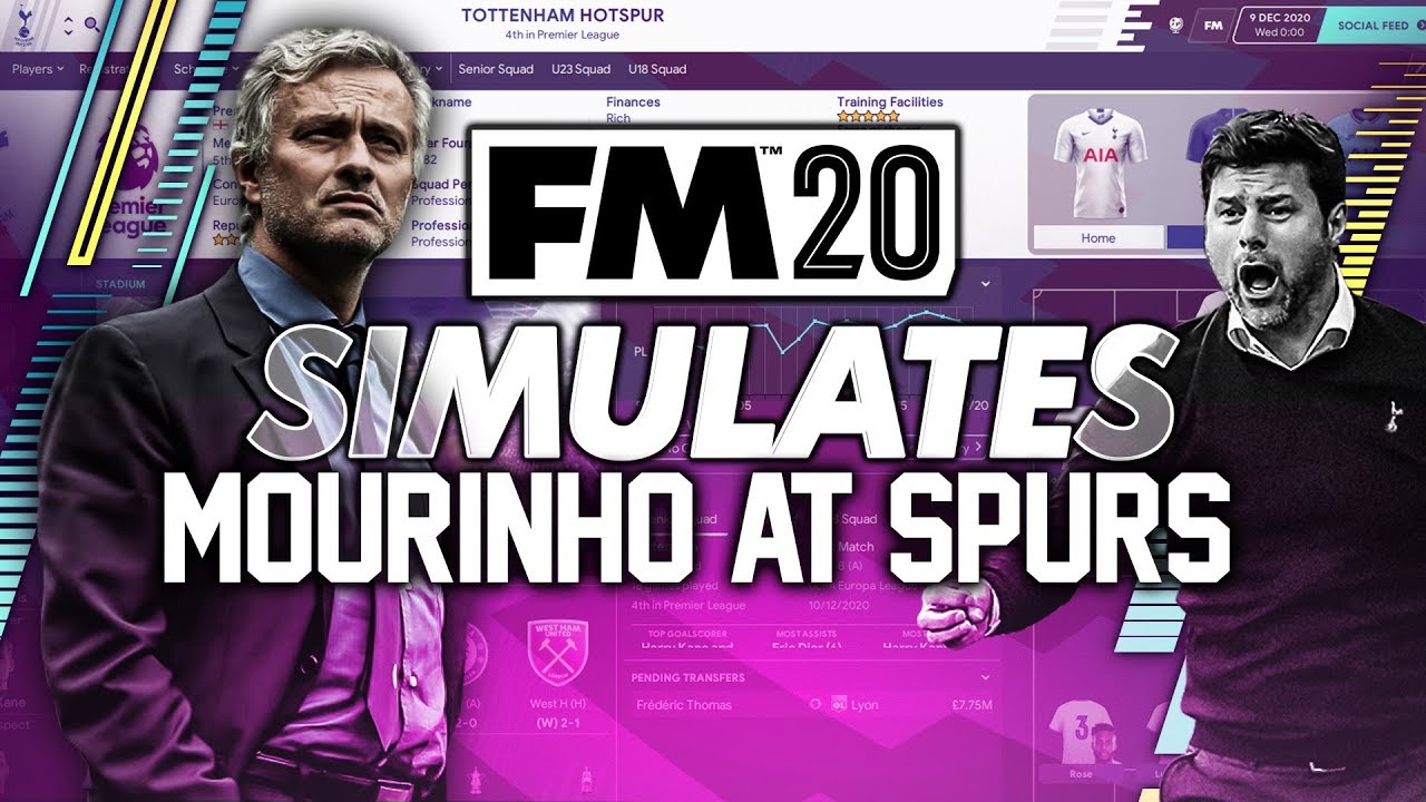 Football Manager 2020 Simulates José Mourinho at Spurs - What happens ...