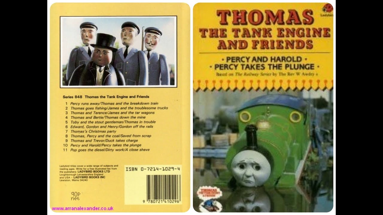 Thomas The Tank Engine Ladybird Book 10 - Percy & Harold/Percy Takes ...