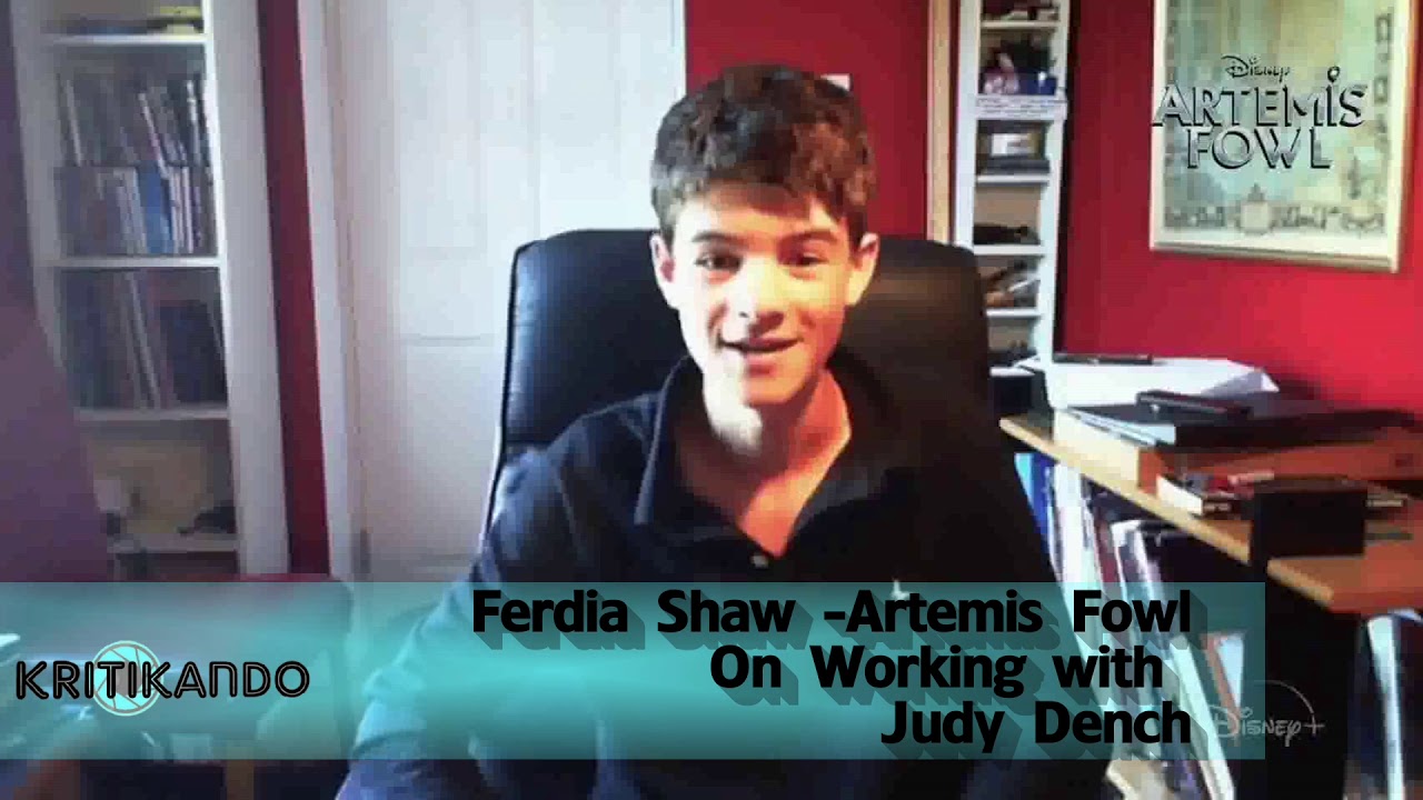 Ferdia Shaw Interview - Artemis Fowl - YouTube