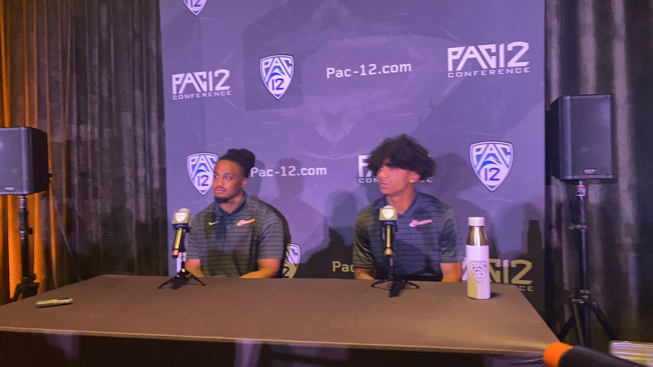 Oregon State Pac 12 media day - YouTube