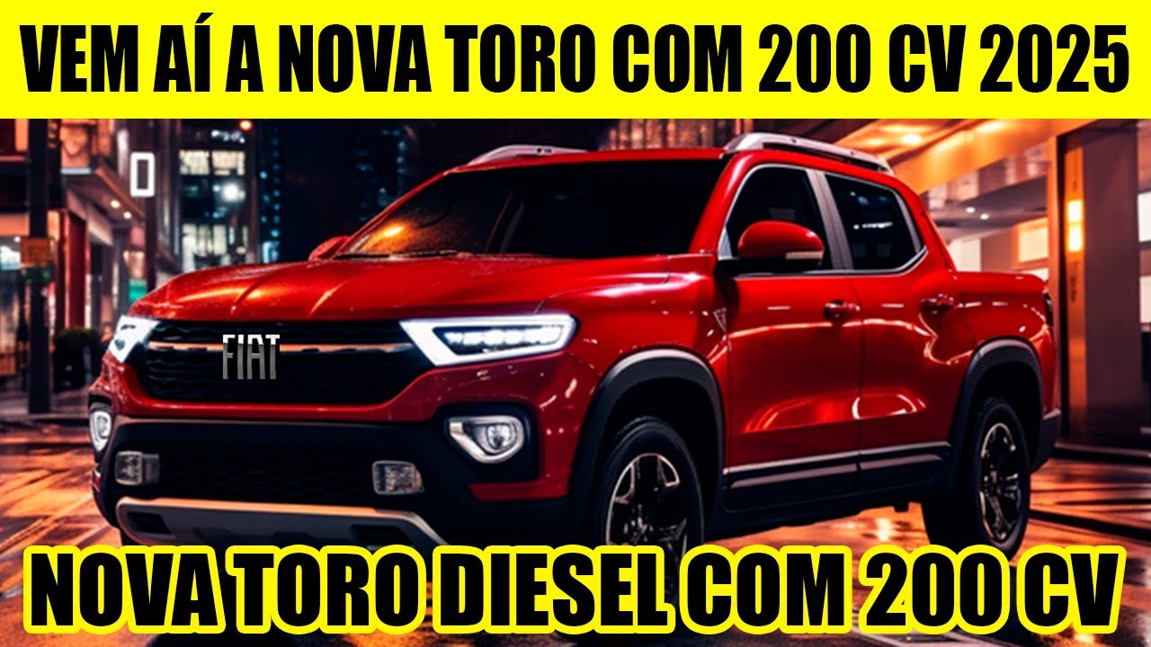 VEM AÍ A NOVA FIAT TORO 2.2 TURBO DIESEL DE 200 CV A PICAPE COMPACTA ...