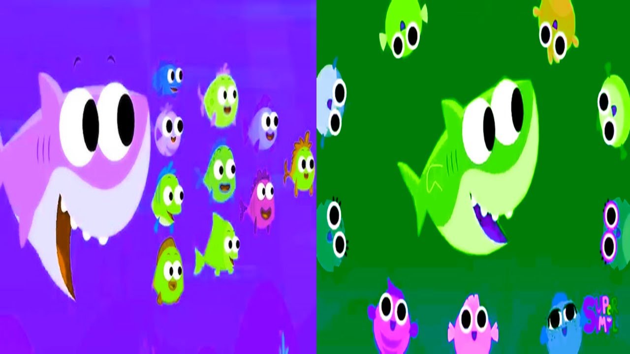10 Little Fishes Finny The Shark Super Simple Songs Sparta Effects ...