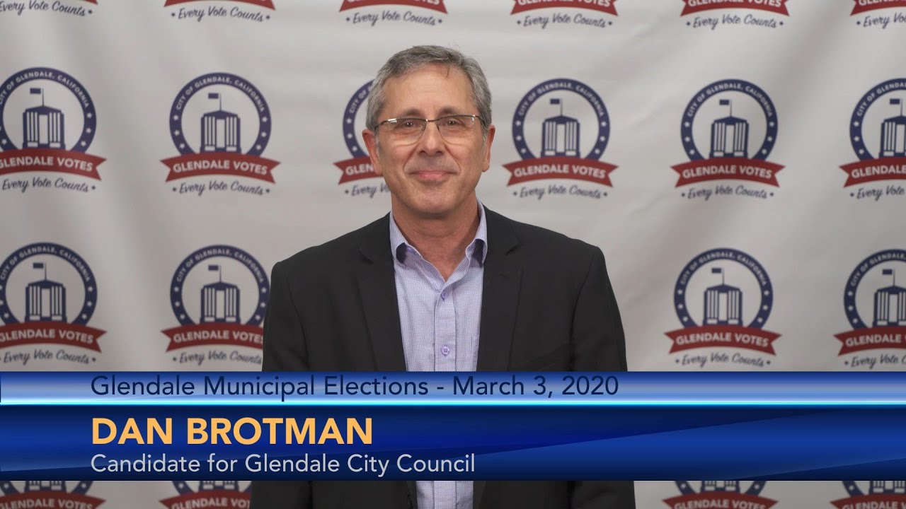 Dan Brotman - 2020 Council Candidate Statement - YouTube