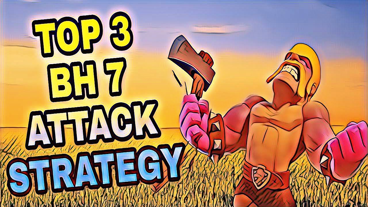 TOP 3 BH 7 BEST 3 STARS ATTACK STRATEGY | COC BUILDER HALL 7 BEST ...