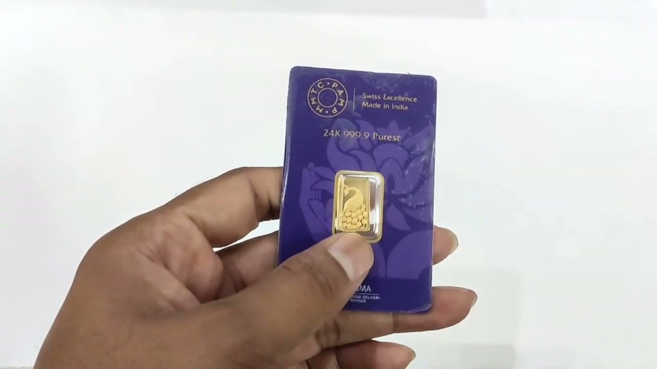 MMTC Gold Coin Amazon Review | Unboxing MMTC-PAMP Gold Coin 2 Gram ...