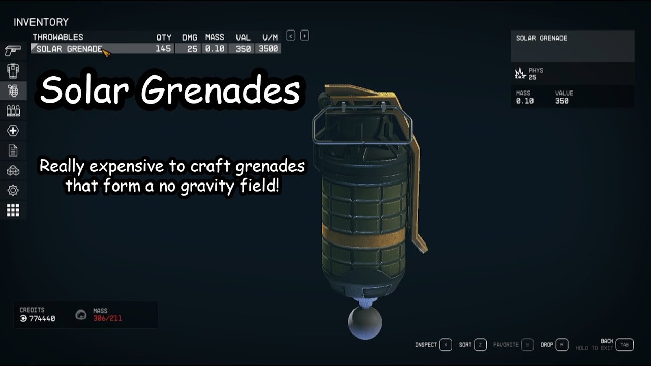 Starfield: Solar Grenades Mod #starfield #mods #gaming - YouTube