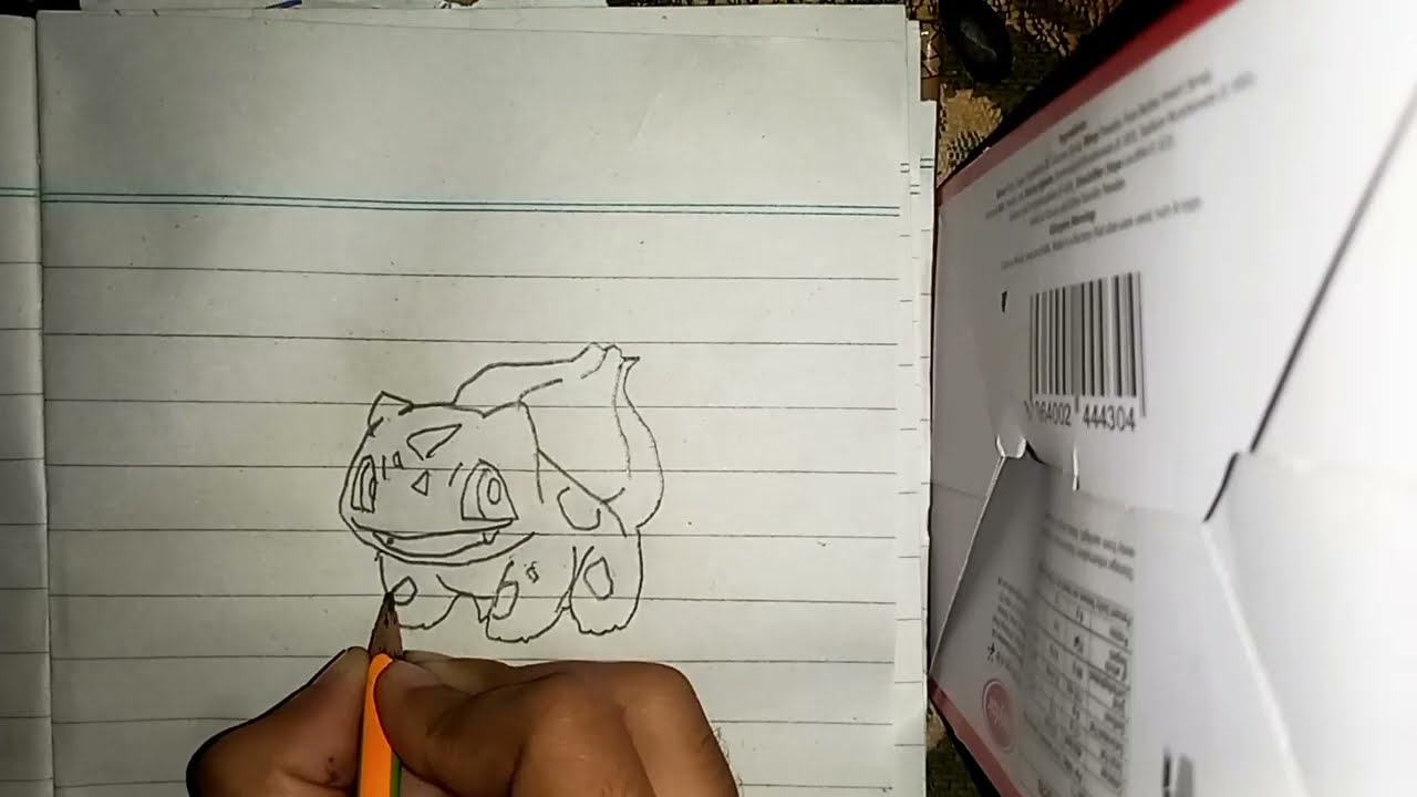 How To Draw Bulbasaur Pokemon Step By Step - YouTube