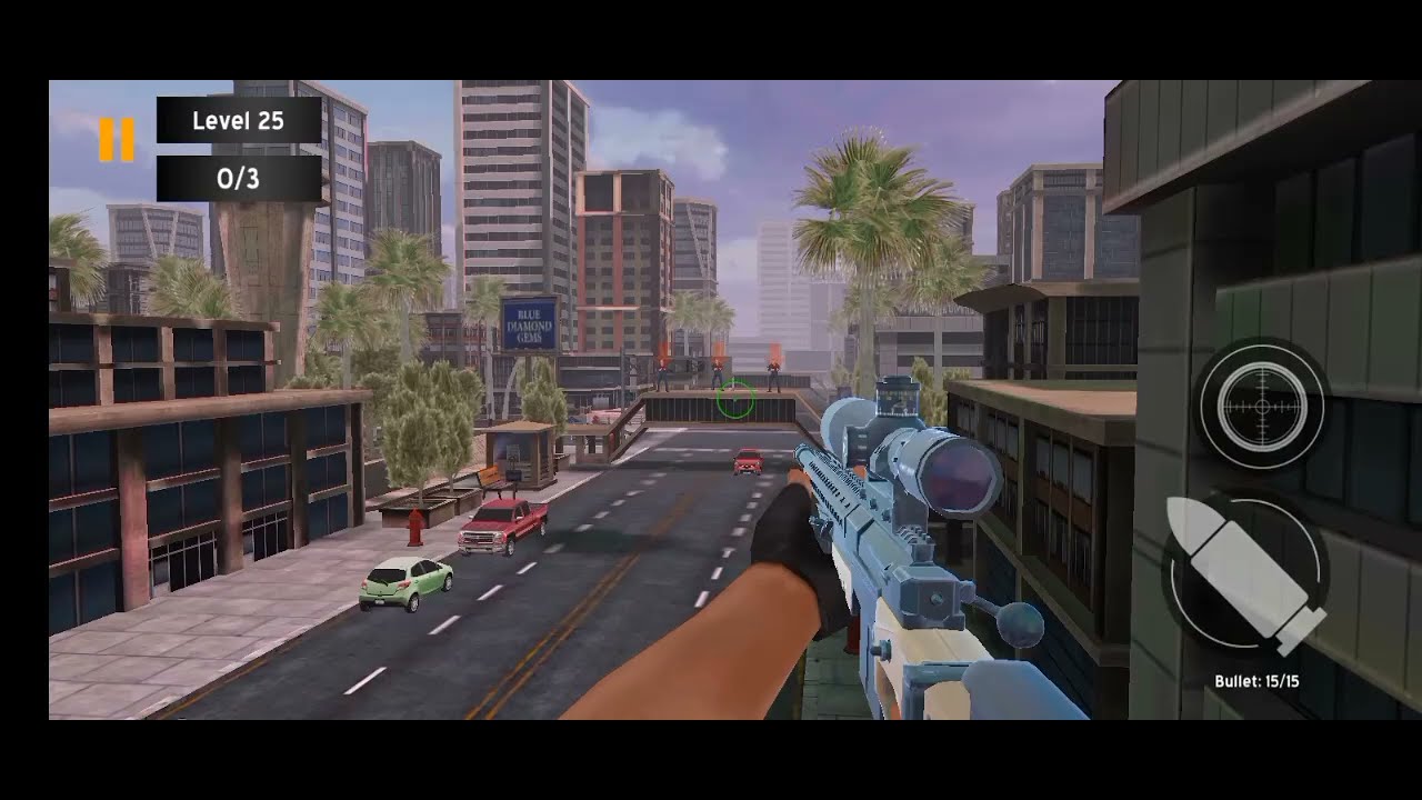 Sniper Shooter Game level 25 - YouTube