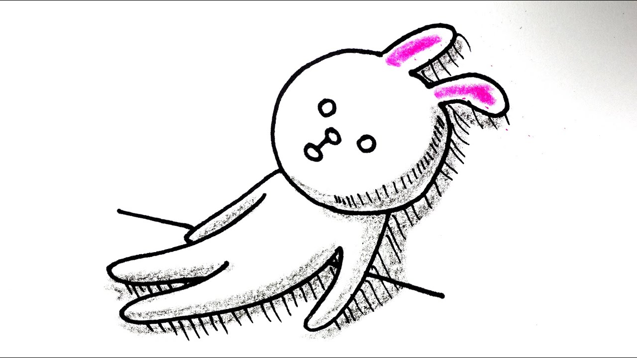 How to draw Bunny Cony from Line Town 라인타운 코니 토끼 그리기 cute かわいい 可愛 ...