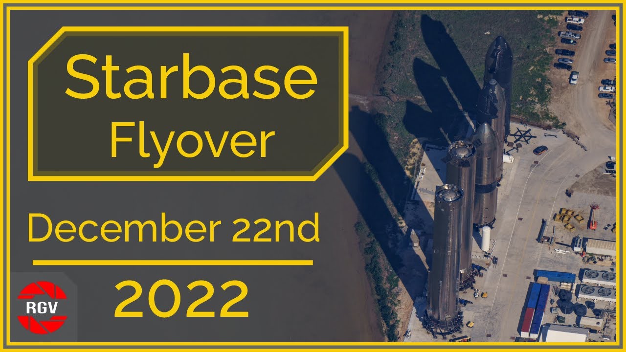 SpaceX Starbase, Tx Flyover - YouTube