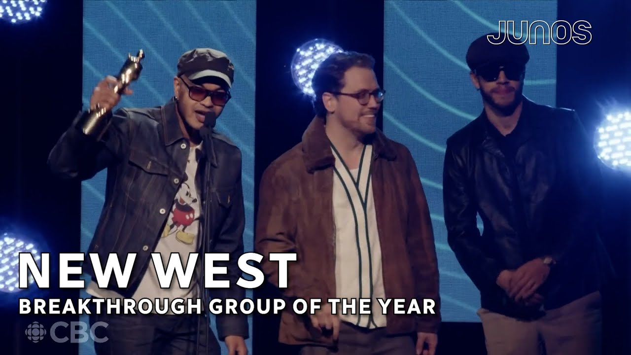 New West wins Breakthrough Group of the Year | Juno Awards 2024 - YouTube