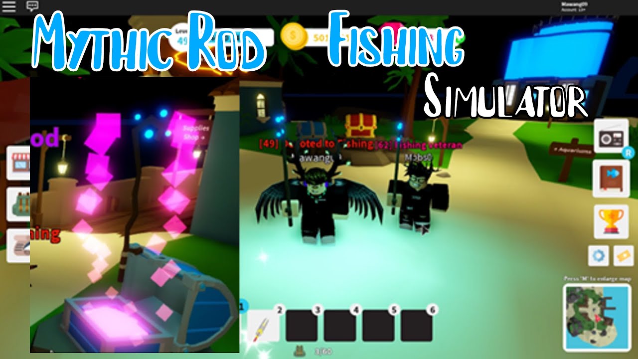Opening Silver Chest MYTHIC ROD | Fishing Simulator - YouTube