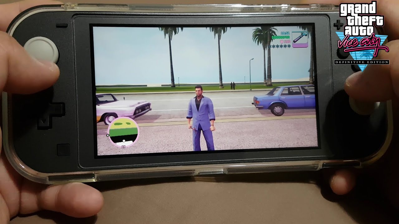 Grand Theft Auto: Vice City Definitive Edition on Nintendo Switch Lite ...
