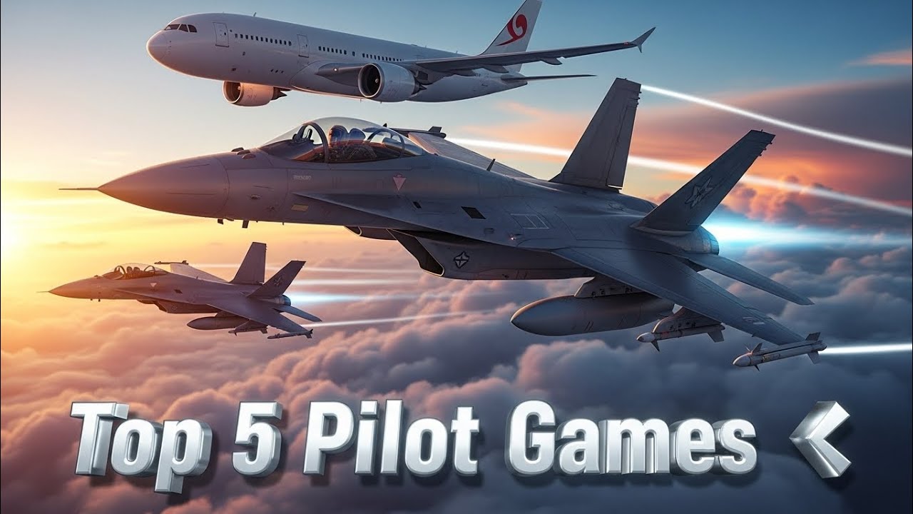 ️ Top 5 Pilot Games on Play Store | Best Flying Experience - YouTube