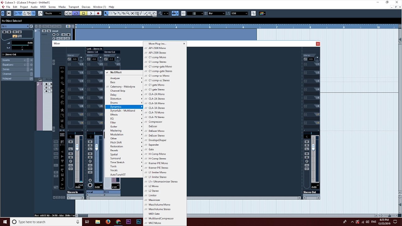 How to add FX channel in Cubase5, ( របៀបបង្កើត FX channel ក្នុង Cubase5 ...