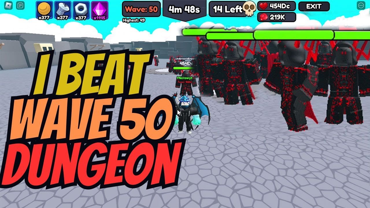 I BEAT THE LAST WAVE 50 IN ROBLOX PUNCH SIMULATOR - YouTube