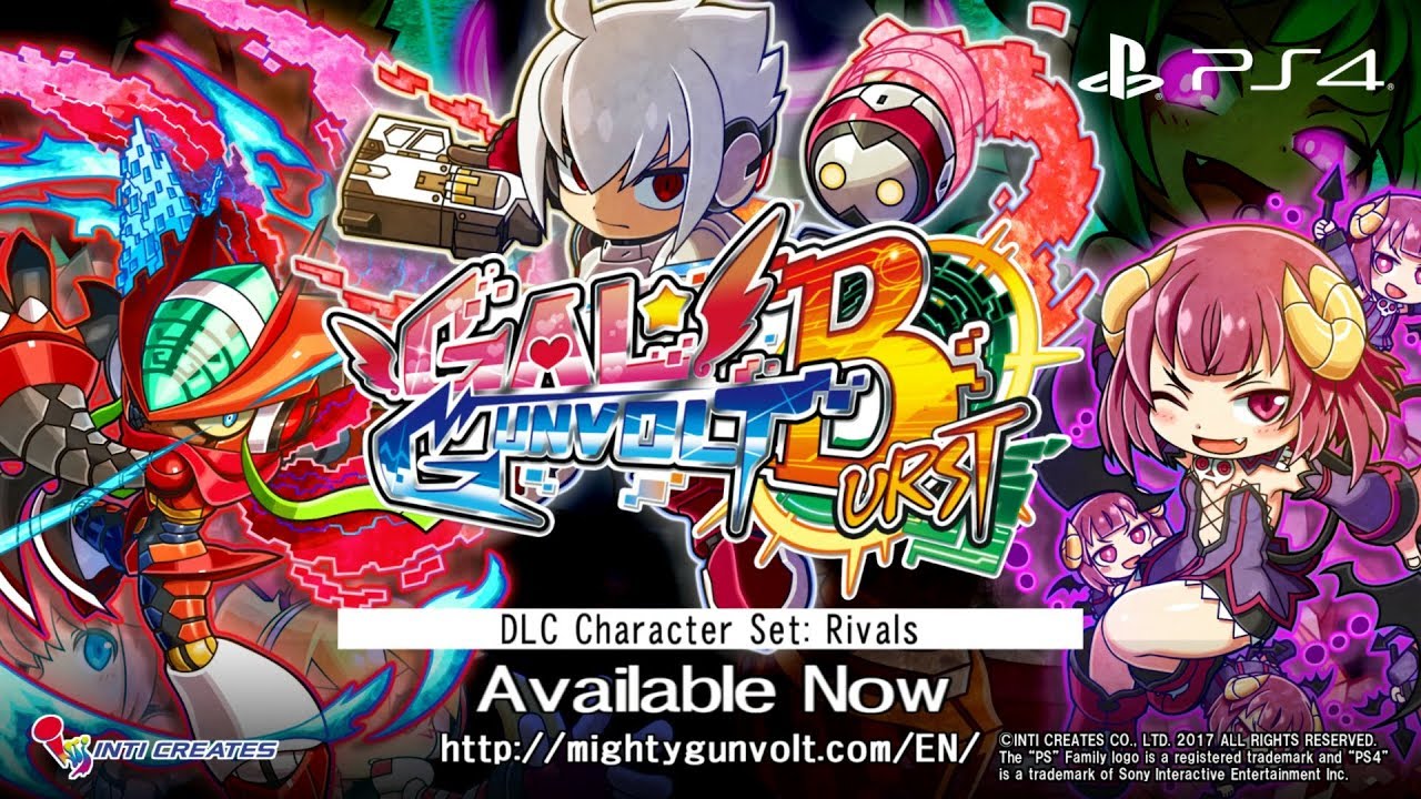GAL*GUNVOLT BURST Rival Characters DLC - Official Trailer - YouTube