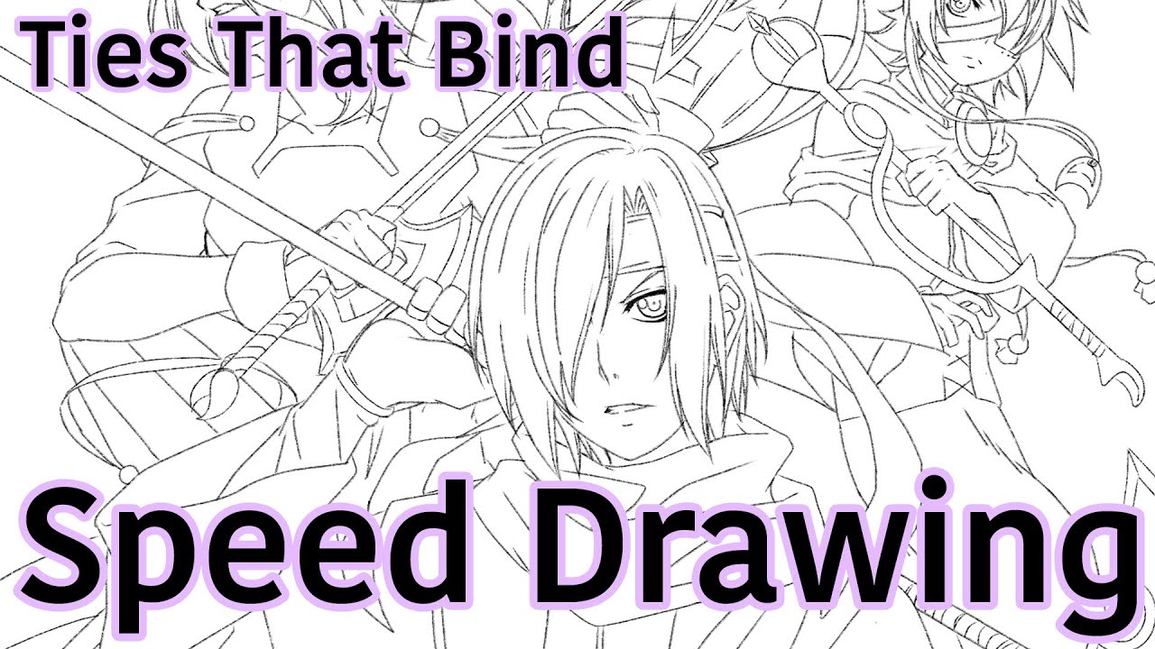 [Speed Drawing] Ties That Bind Vol.1 Cover - YouTube