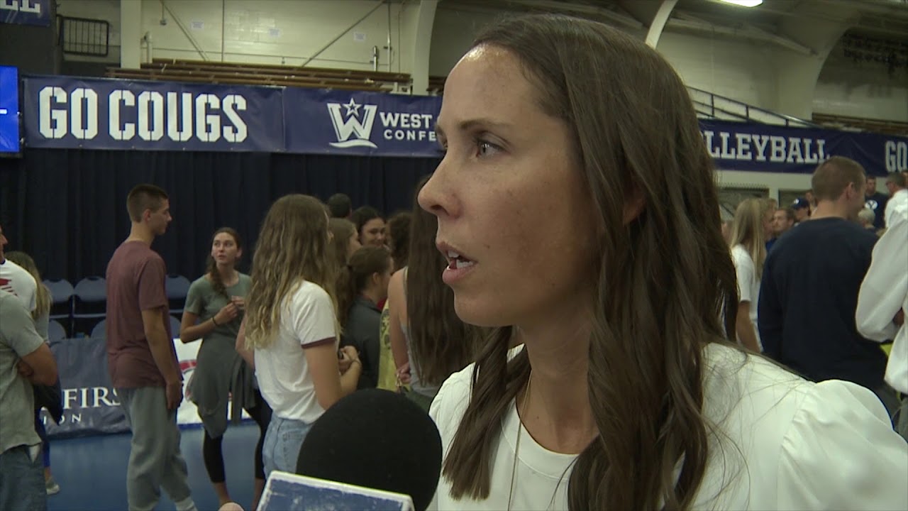Women's Volleyball - BYU vs Stanford Post Interview Head Coach - YouTube
