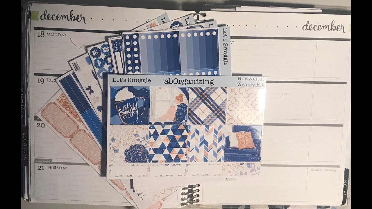 Erin Condren Horizontal Planner - Plan With Me November December 18-24 ...