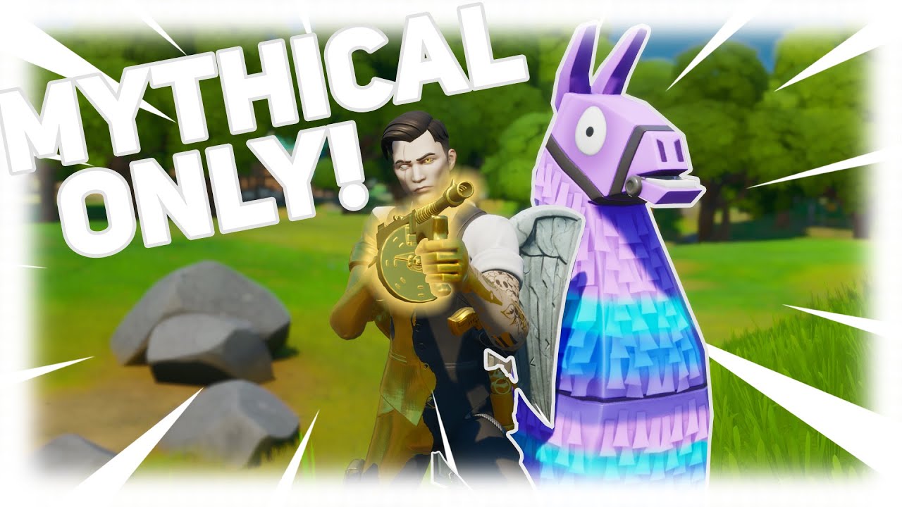*New* Mythical Weapon Only Challenge In Fortnite! - YouTube
