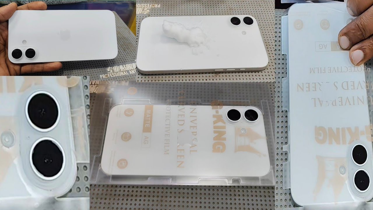 iPhone 16 Plus Back Glass Membrane | iPhone 16 Plus Back Glass Guard ...