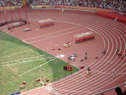 Blind Sprinters in Paralympics September 2008 - YouTube