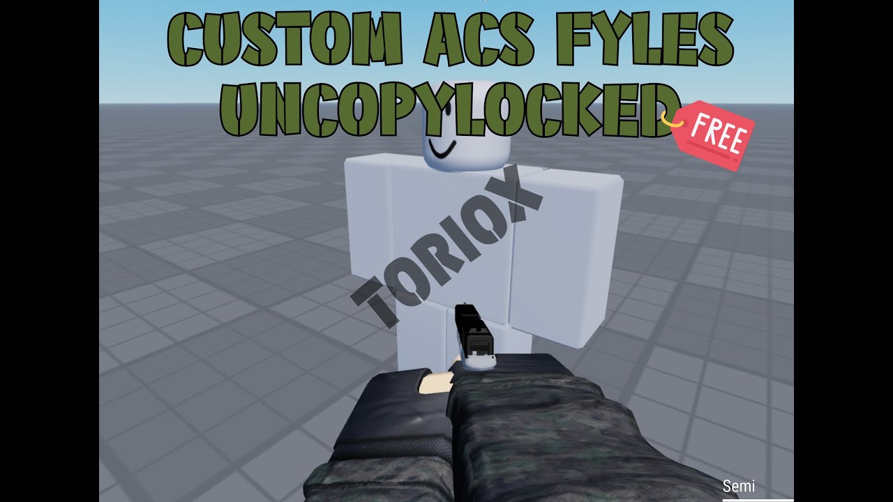 FREE | CUSTOM ACS SYSTEM | ROBLOX STUDIO! - YouTube
