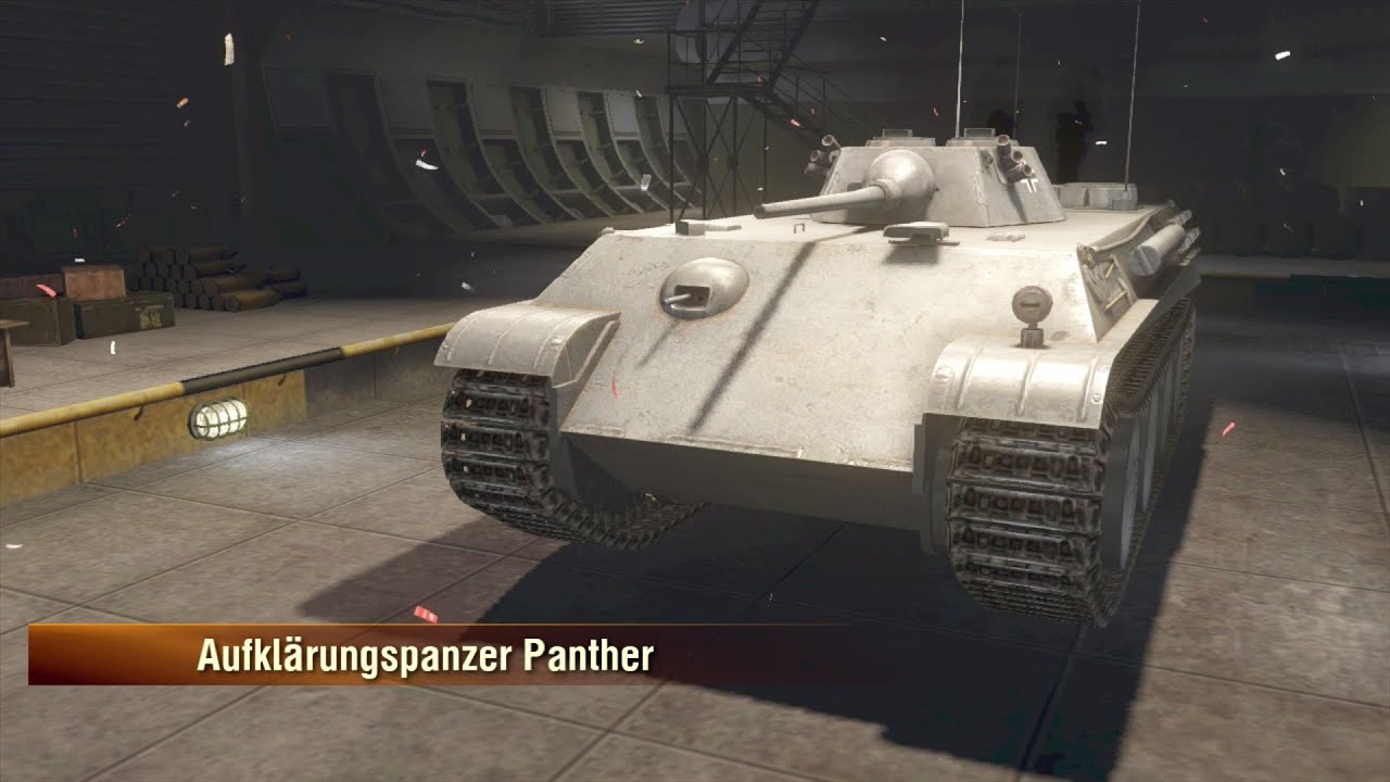 Aufklärungspanzer Panther Německý lehký tank VII. tier - Výzkum - YouTube