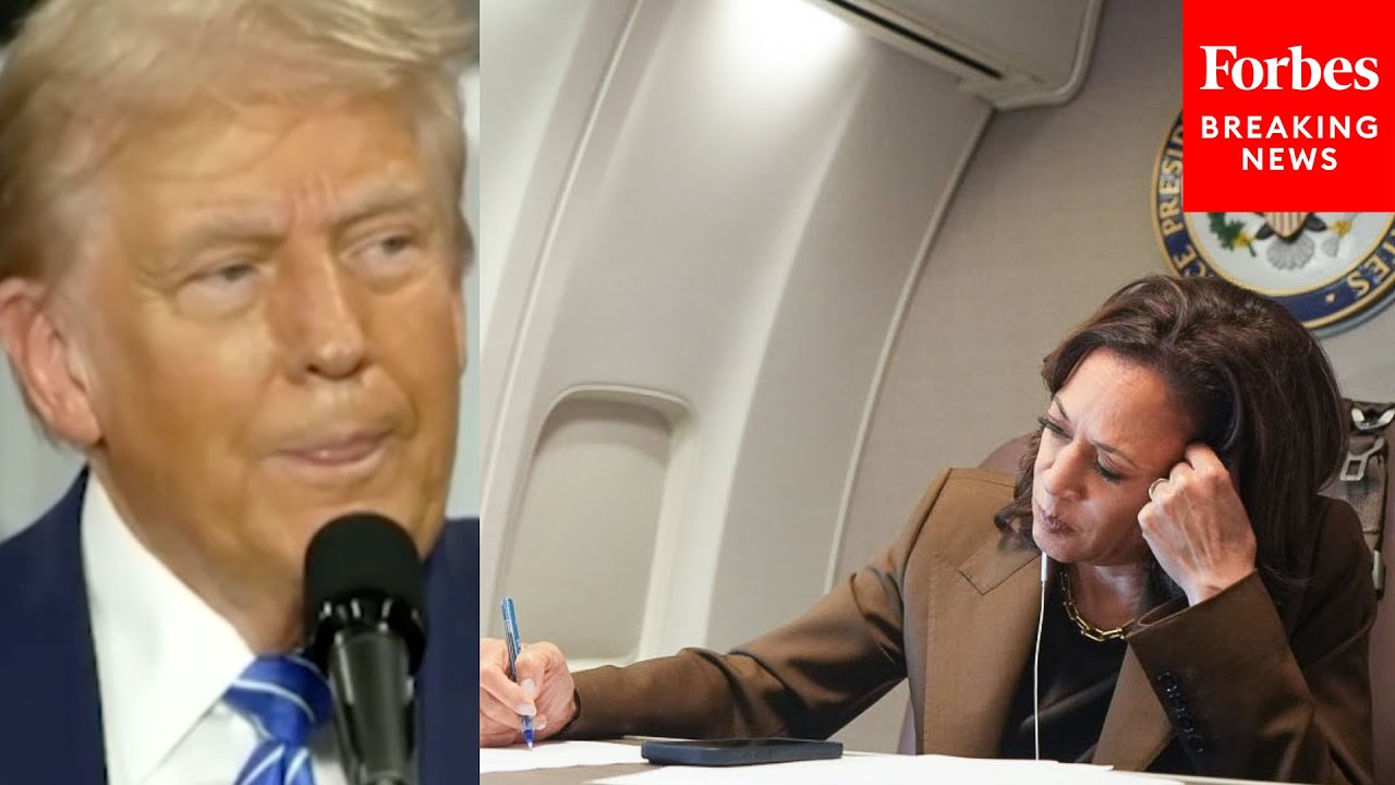 Trump Accuses Harris Of Staging 'Fake Photo Op' On Plane: 'She Didn't ...