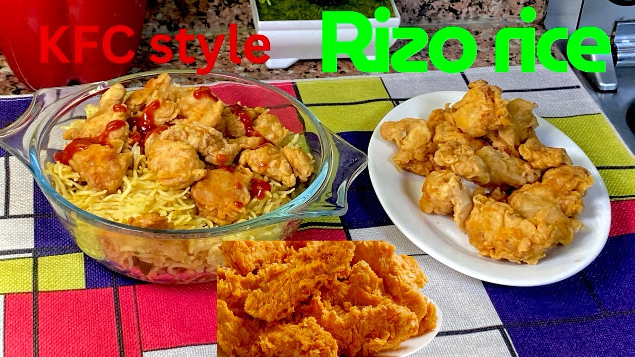 Rizo Rice | KFC style | KFC chicken Rice Bowl | wohi taste - YouTube