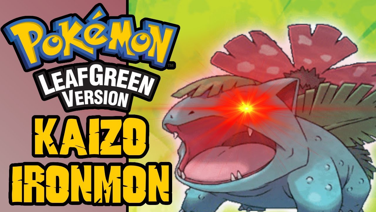 HARDEST POKEMON CHALLENGE: Kaizo IRONMON CHALLENGE LeafGreen - YouTube