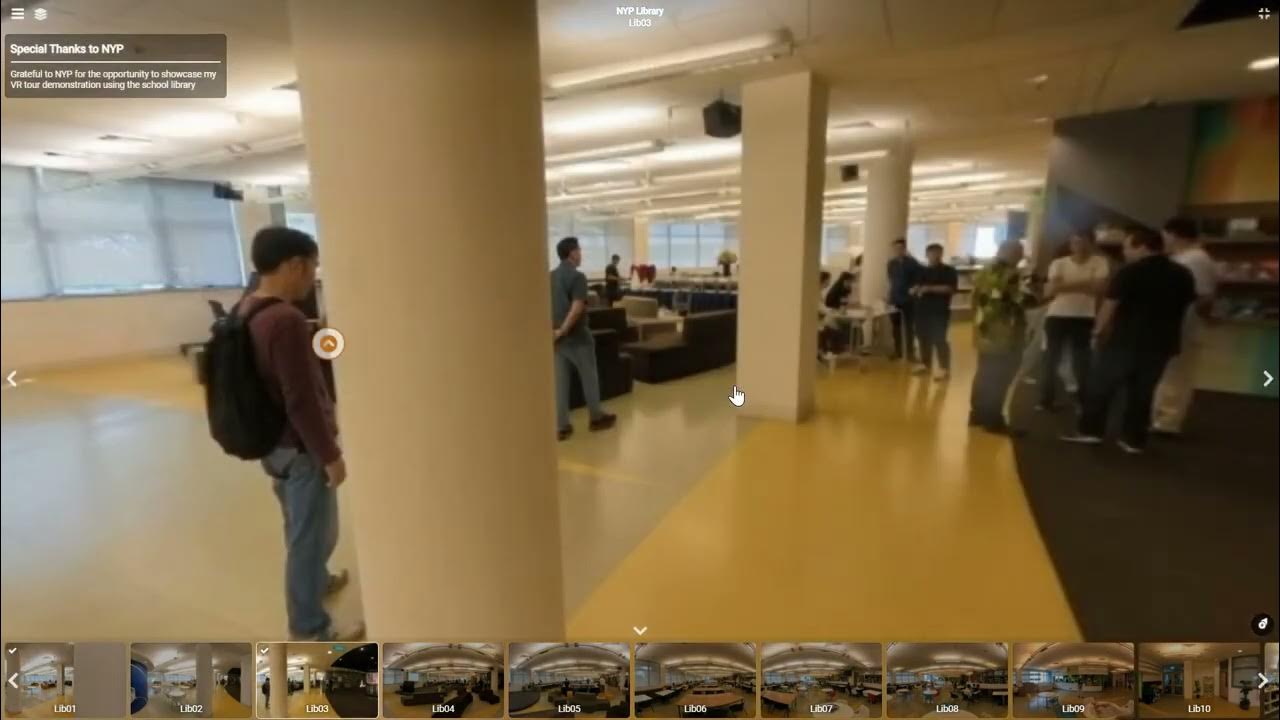 360VR Tour NYP Library - YouTube