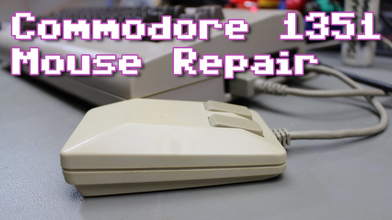 Commodore 1351 Mouse Repair - YouTube