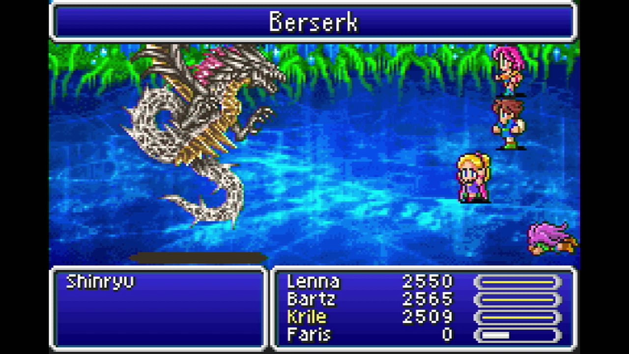 Shinryu - Final Fantasy V Advance - YouTube