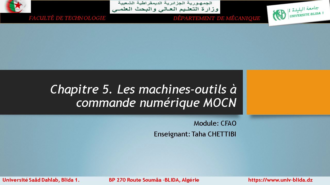 Introduction aux machines outils à commande numérique - YouTube