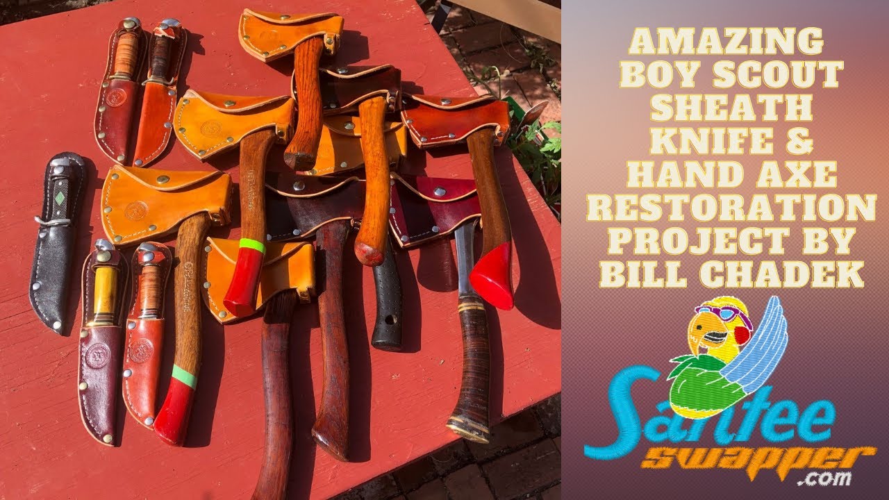 Amazing Boy Scout Knife & Hand Axe Restoration Unboxing - YouTube