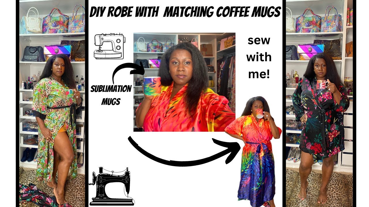 DIY Robe and Matching Coffee Mug - YouTube