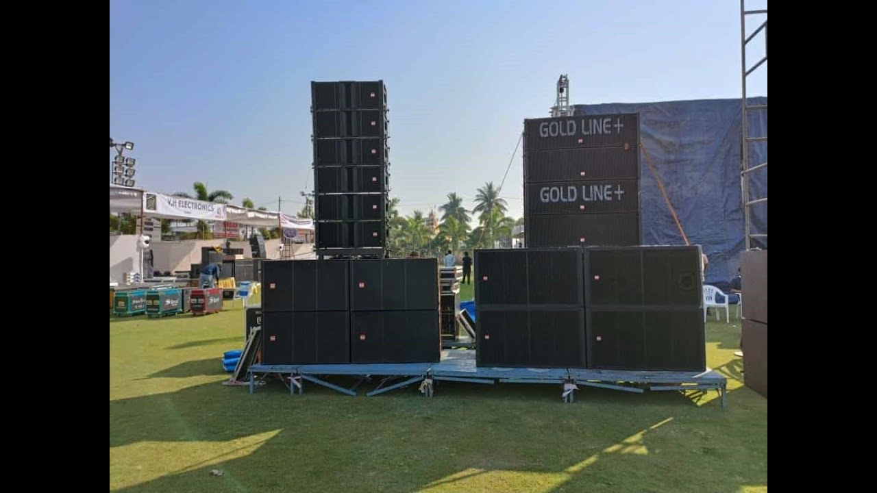Lloyd Lee Company Line Array Live Sound Demo @ Navsari (Gujarat) - YouTube