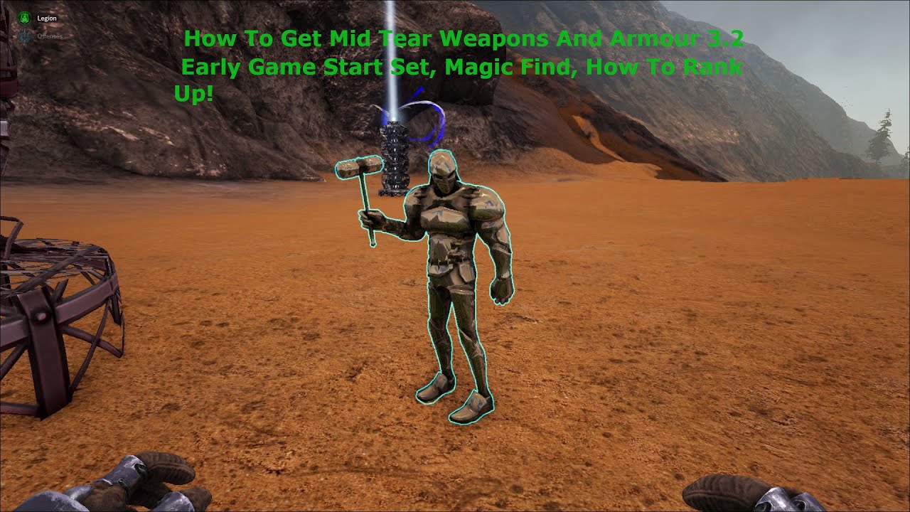 ARK Omega Mod! How To Get Sets, Weapons. Player Rank, Magic Find ...