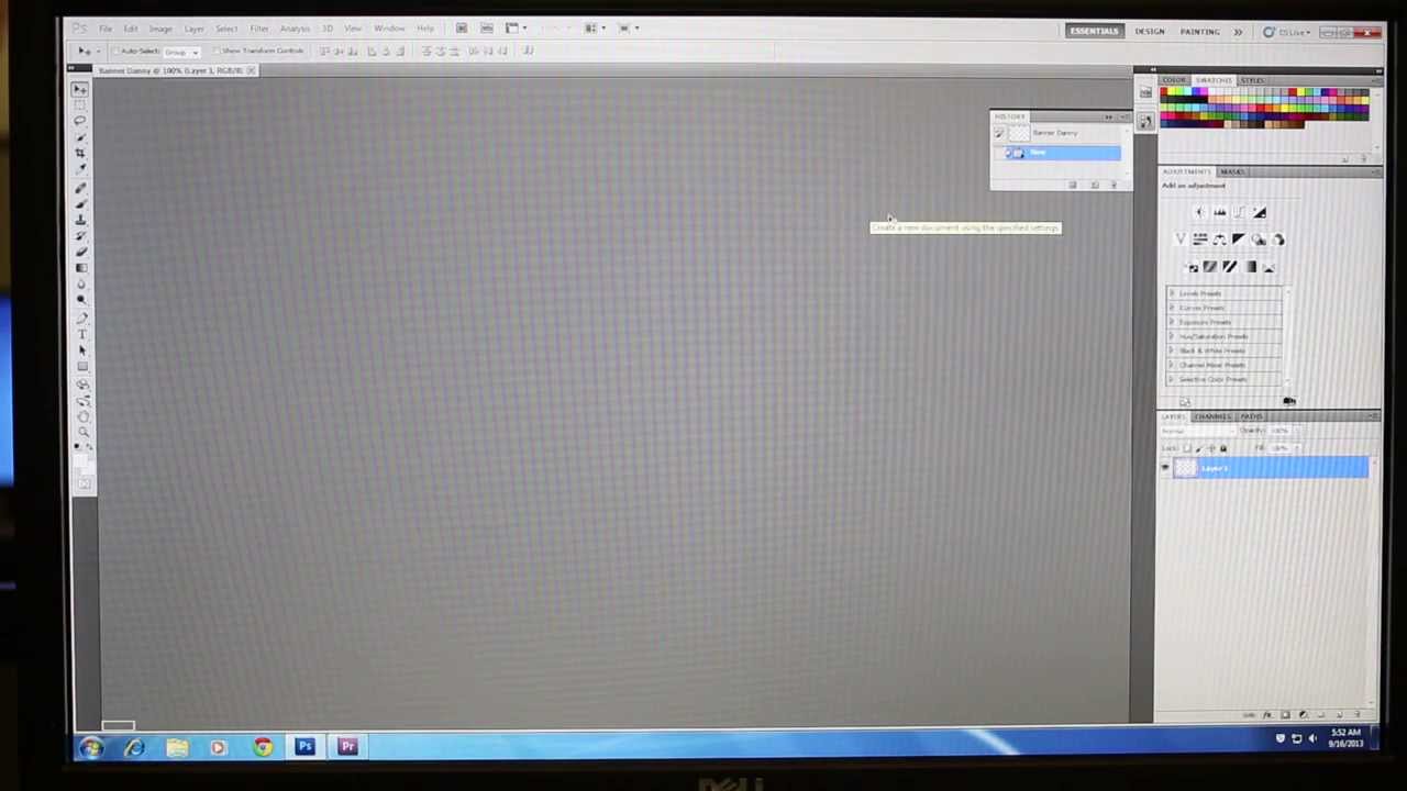 01 Basic Photoshop CS5 Tutorial: Basic Tools & Layers - YouTube