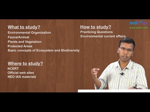How to Prepare Environmental Science for UPSC CSE Prelims - 2017 ? | NEO IAS - YouTube