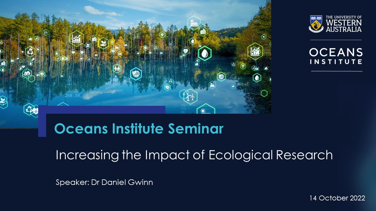 Increasing the Impact of Ecological Research Seminar - YouTube