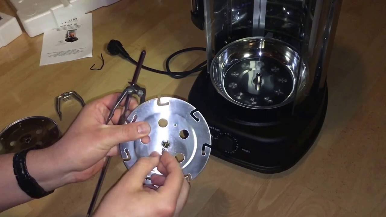 Enrico M-line Grillmaster chicken horizontal loop grill unboxing and ...