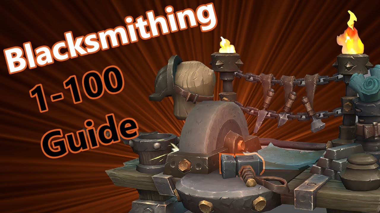 Wow, Dragonflight Blacksmithing Level Guide 1-100 Gold - YouTube