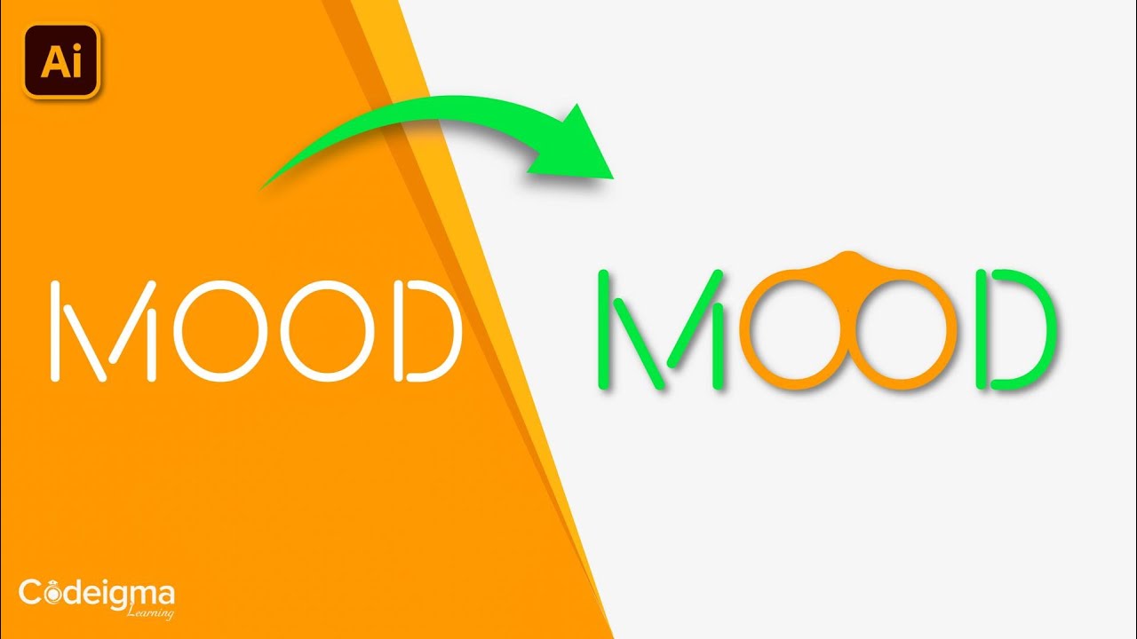 How To Create Modern Wordmark Logo | Design 18 | Adobe Illustrator CC ...