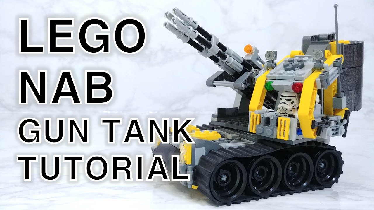 How to build lego mech NAB GunTank Stop Motion / 레고 메카닉 NAB 건탱크 만드는 방법 ...