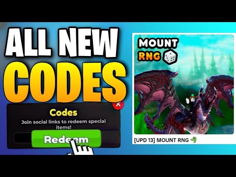 UPDATE NEW! ROBLOX Mount RNG CODES 2025!! | BE QUICKLY | PART 699 - YouTube