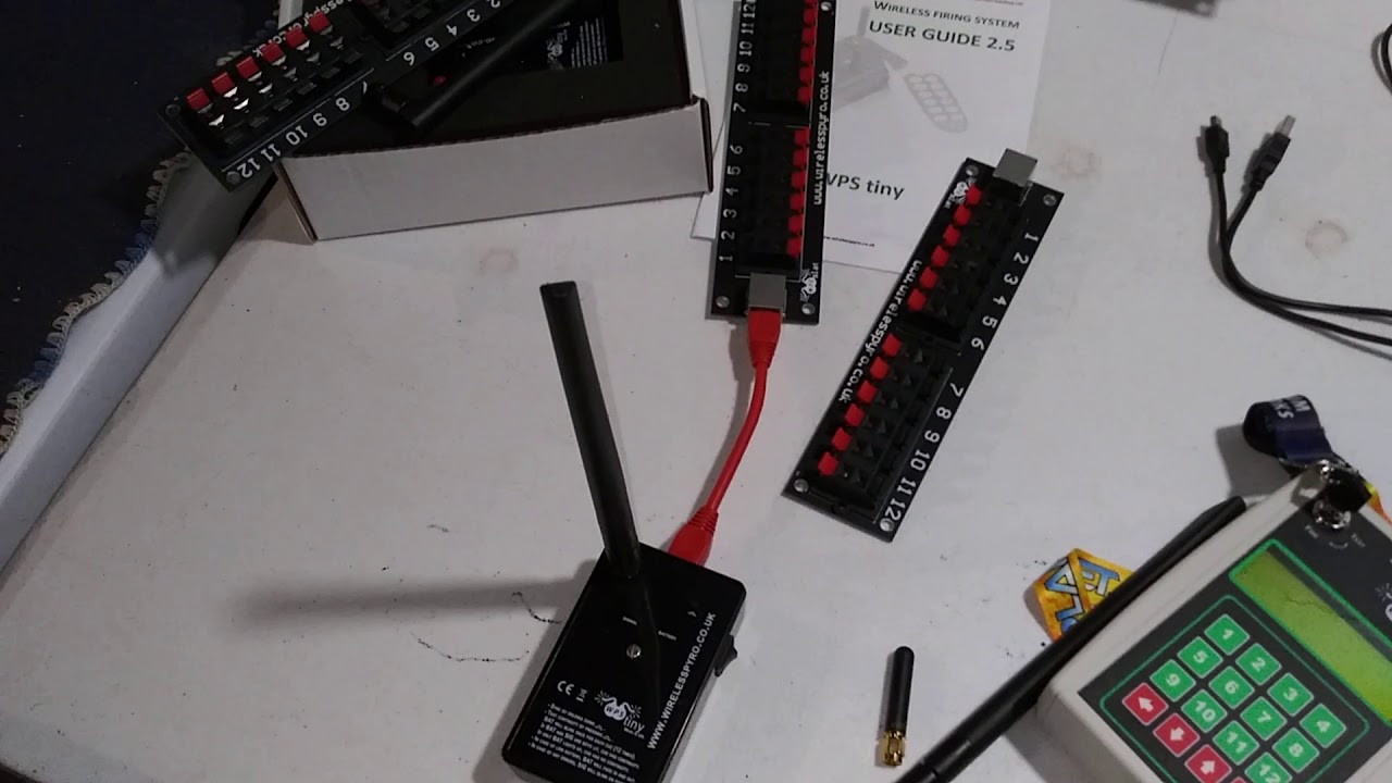 My New Wireless Pyro Solutions Firing System - YouTube